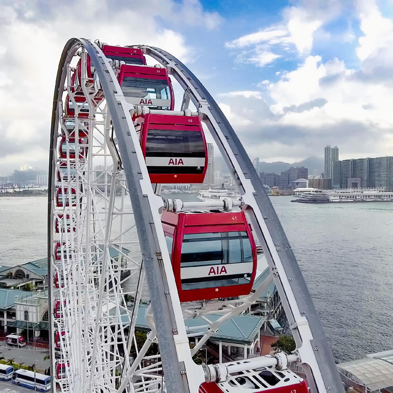 Hong Kong Fun in 18 Districts - Hong Kong Observation Wheel